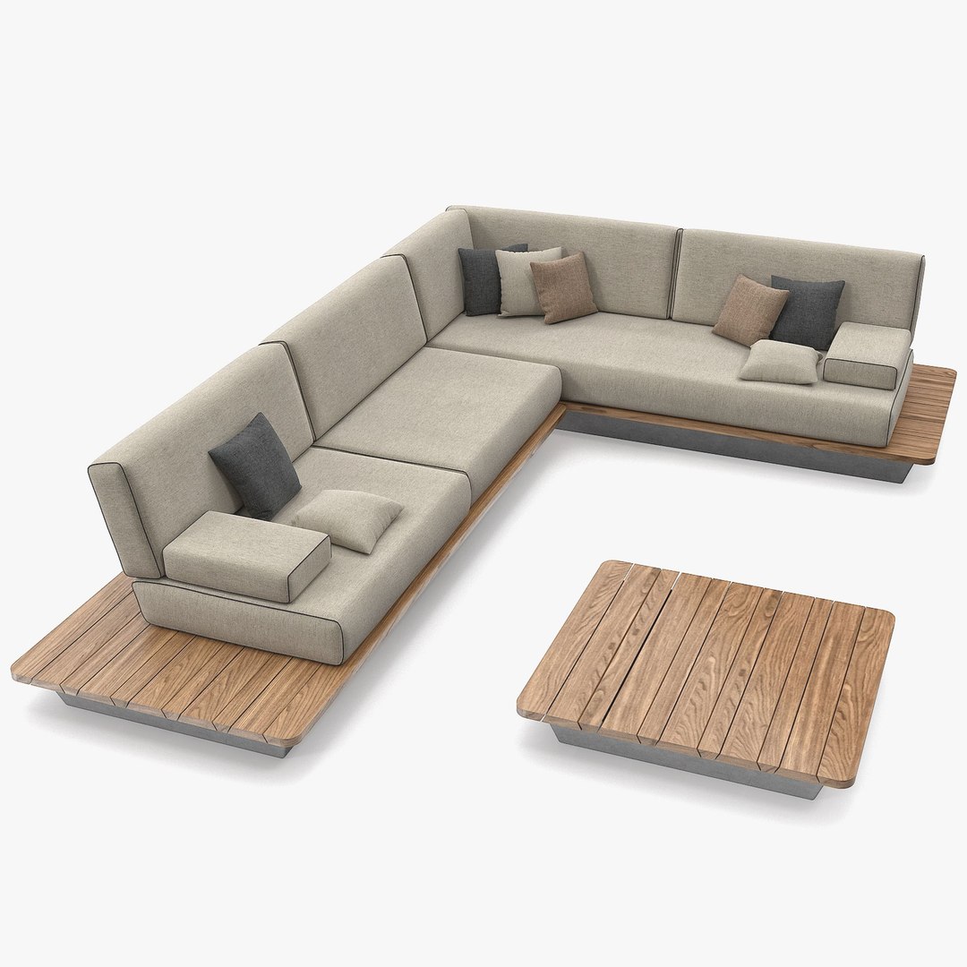 3D Manutti - Air Outdoor Sofa - TurboSquid 2283299