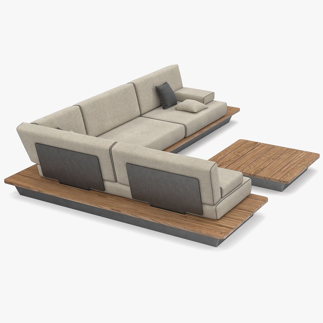 3D Manutti - Air Outdoor Sofa - TurboSquid 2283299
