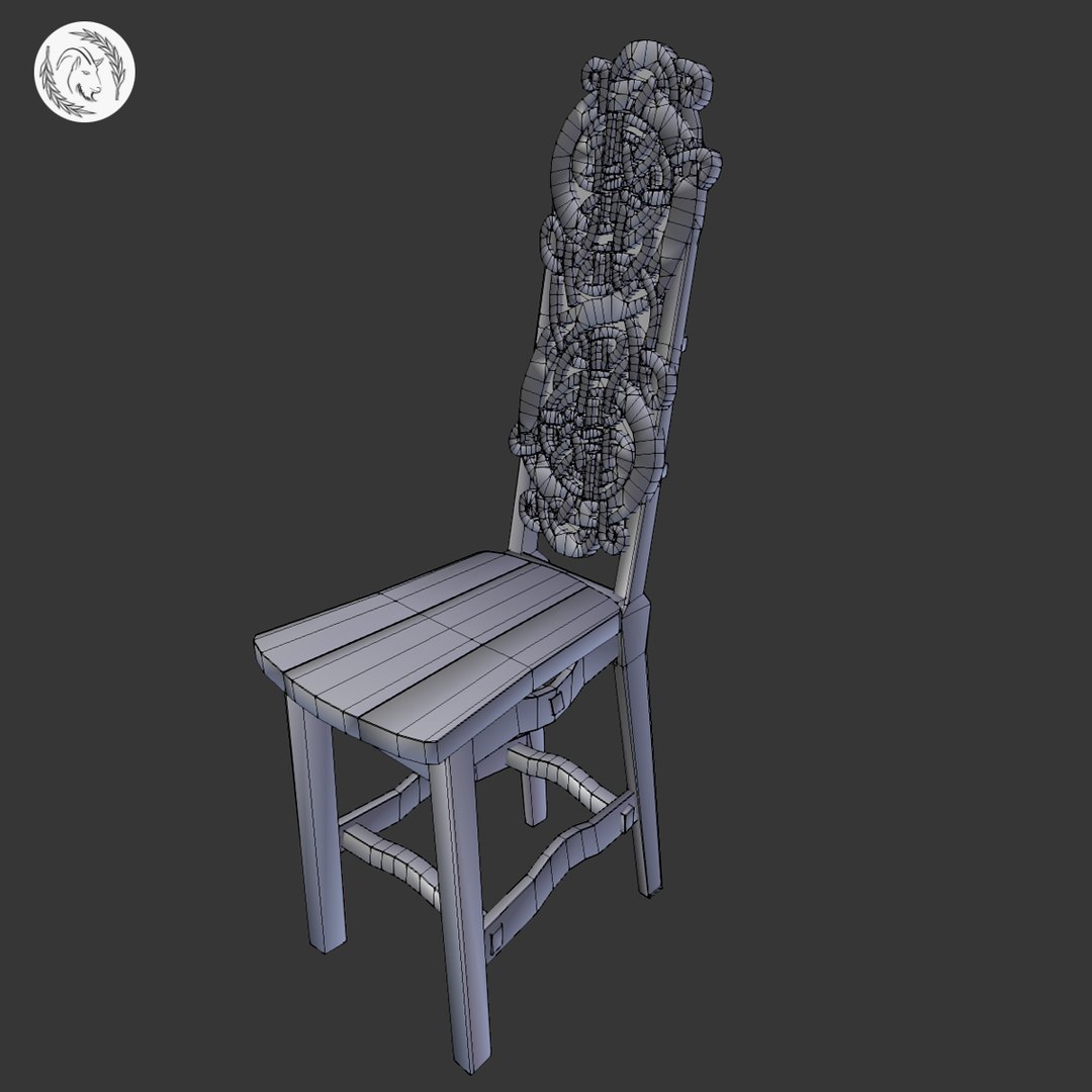 3D Chair Gothic - TurboSquid 1202904