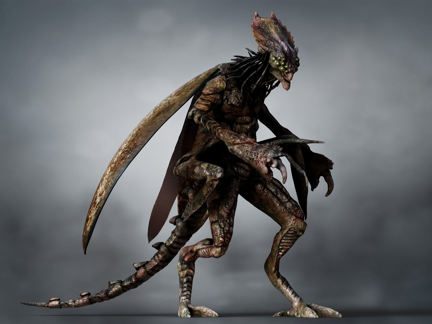 3D Insectoid Monster Model - TurboSquid 2401235