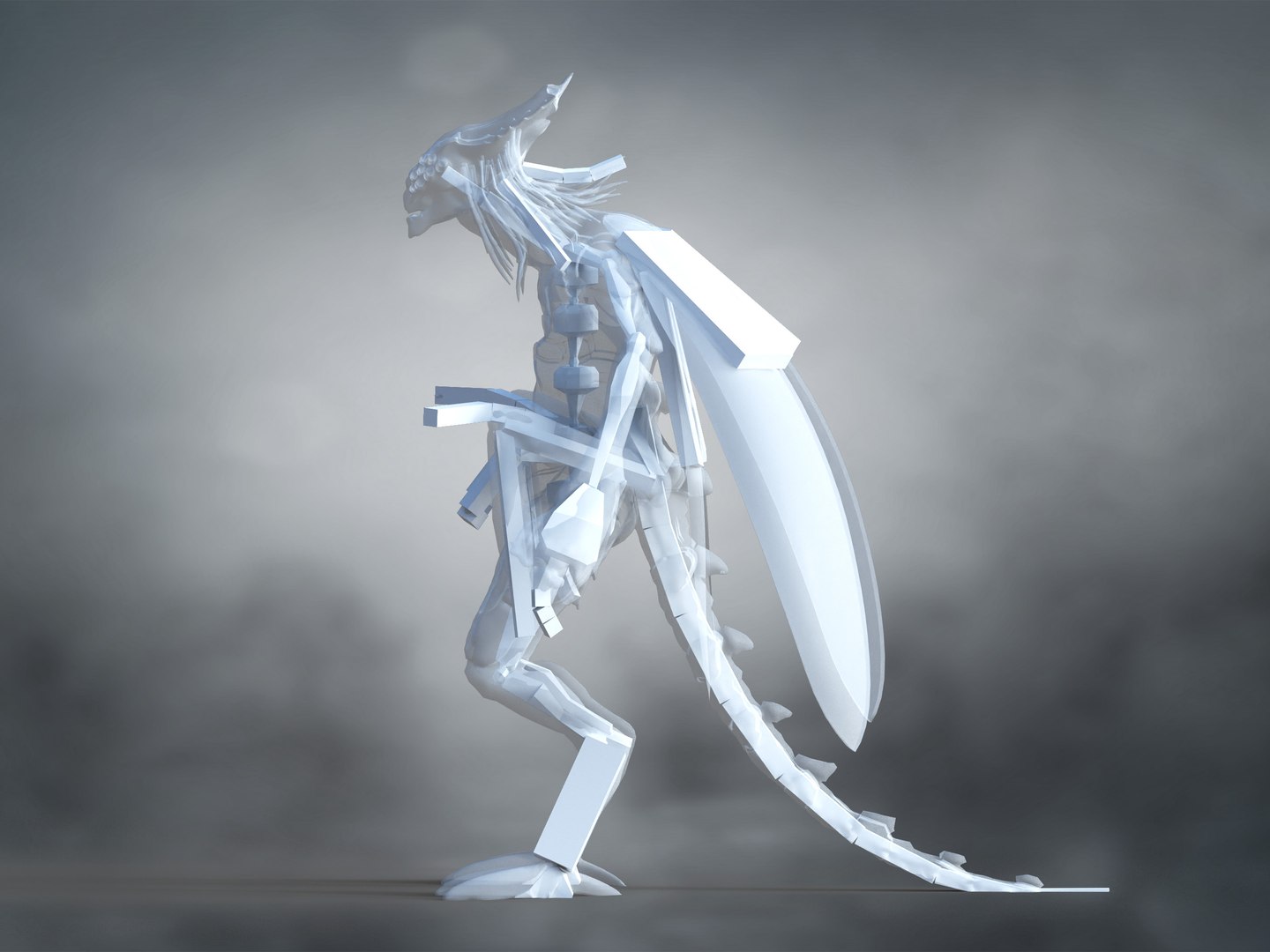 3D Insectoid Monster Model - TurboSquid 2401235