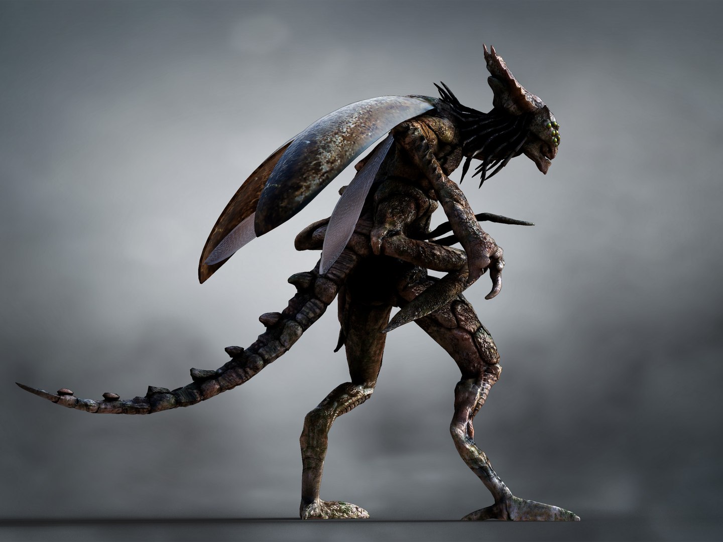 3D Insectoid Monster Model - TurboSquid 2401235