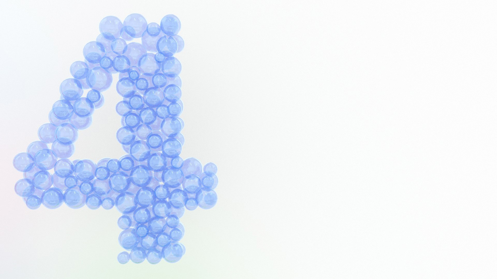 3D Model Numbers Made Of Balls Spheres - TurboSquid 1762717