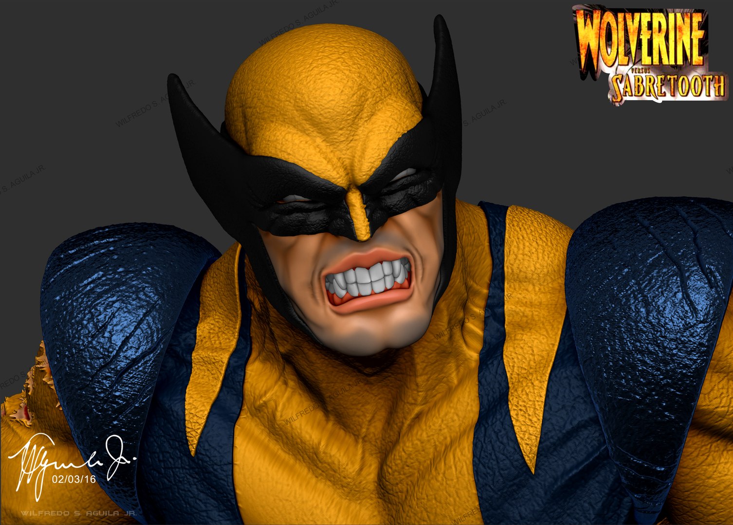 3d X-men Wolverine Sabretooth