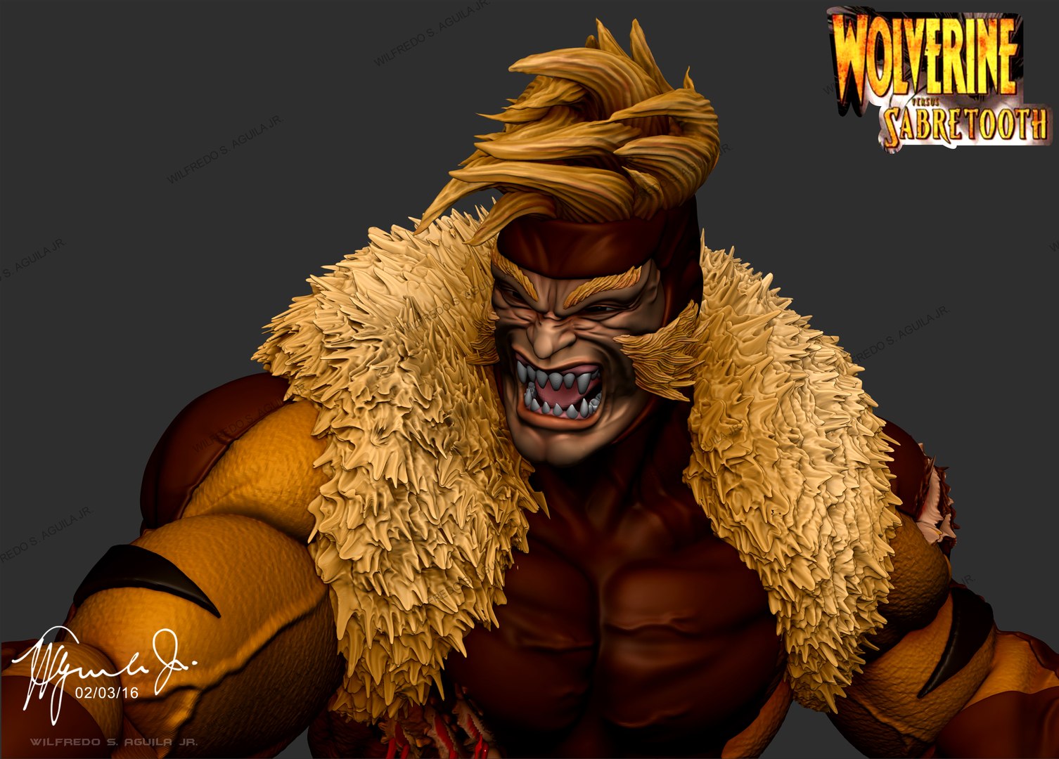 3d X-men Wolverine Sabretooth