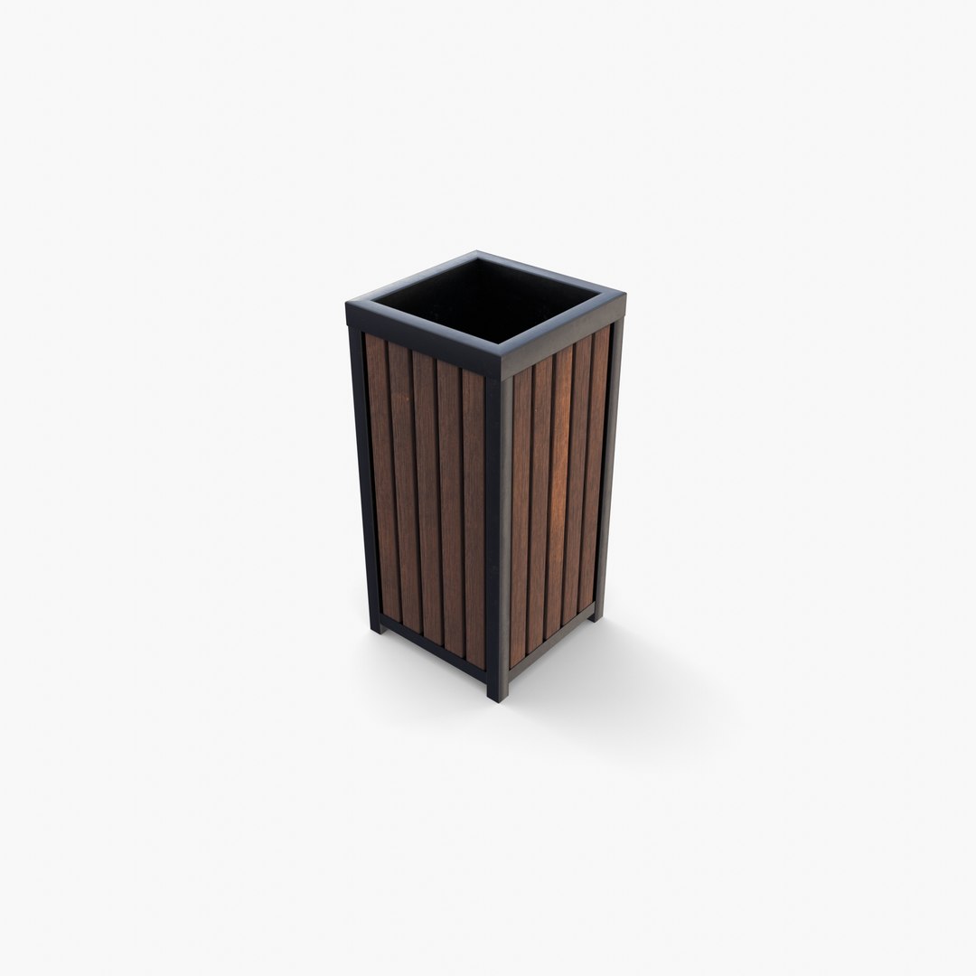 Trash Can V6 3D Model - TurboSquid 1994682