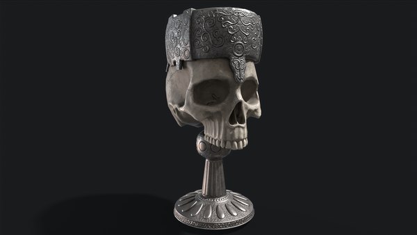 modelo 3d Copa Calavera Low-poly modelo 3d - TurboSquid 2205236