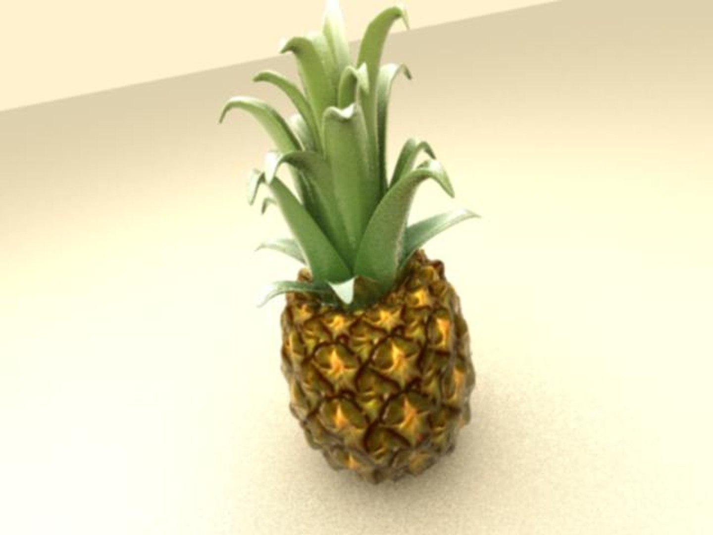 3ds Max Photo-realistic Pineapple