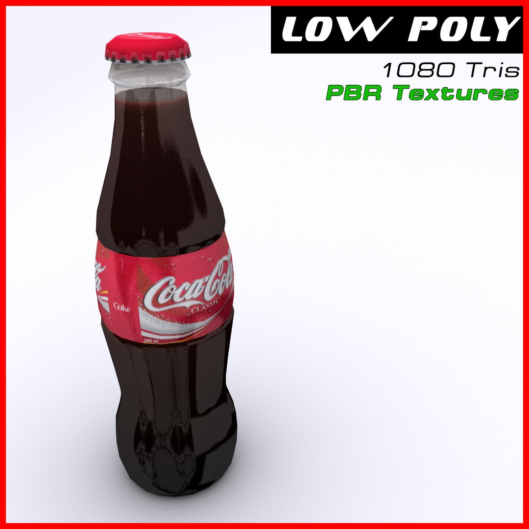3d Model Coca-cola Bottle