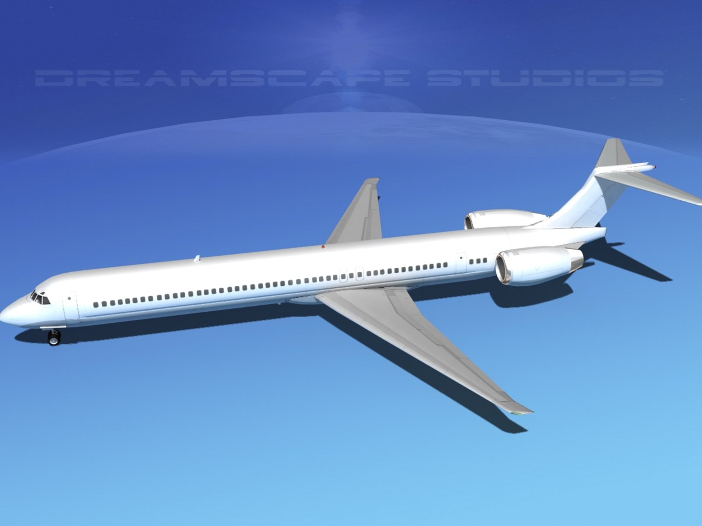 Mcdonnell Douglas Md-80 3d Model
