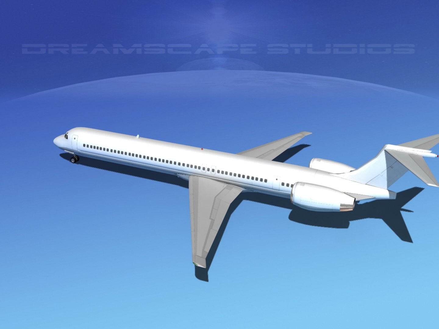 Mcdonnell Douglas Md-80 3d Model