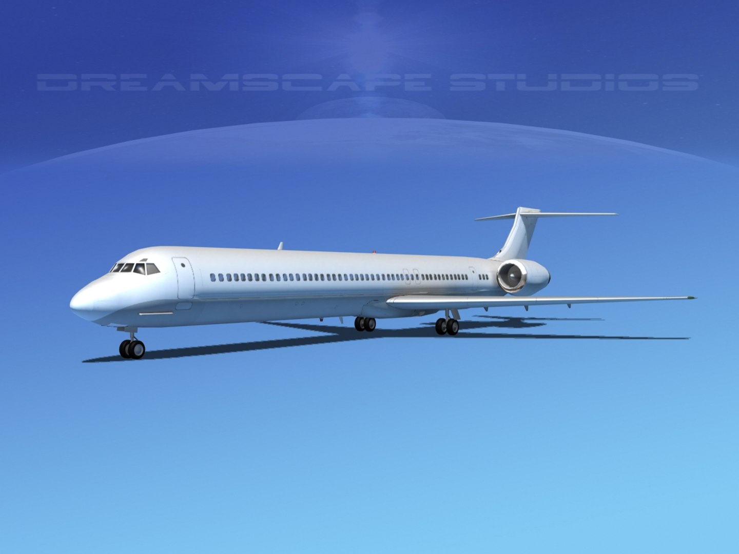 Mcdonnell Douglas Md-80 3d Model