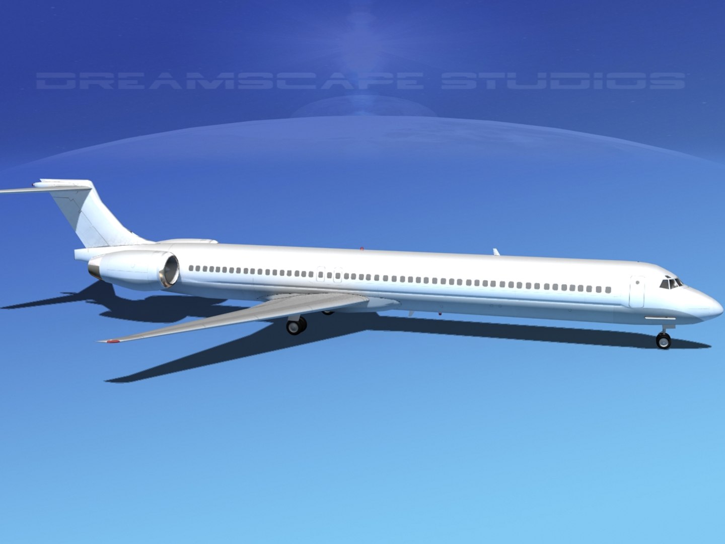 Mcdonnell Douglas Md-80 3d Model
