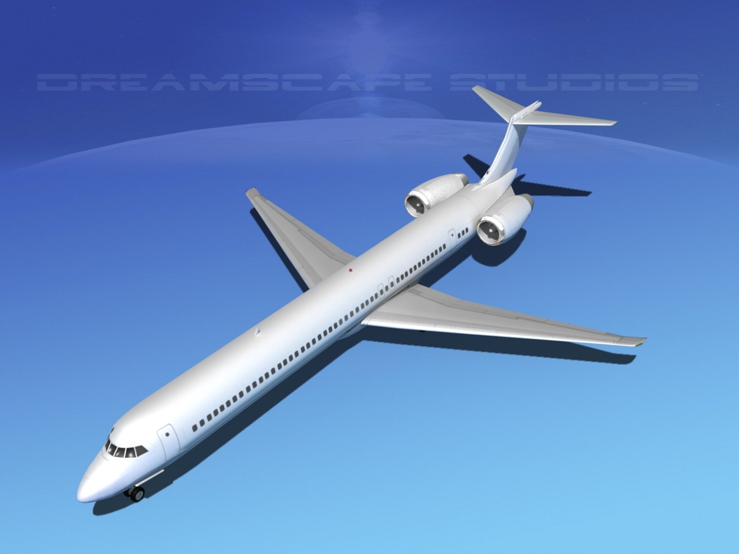 Mcdonnell Douglas Md-80 3d Model
