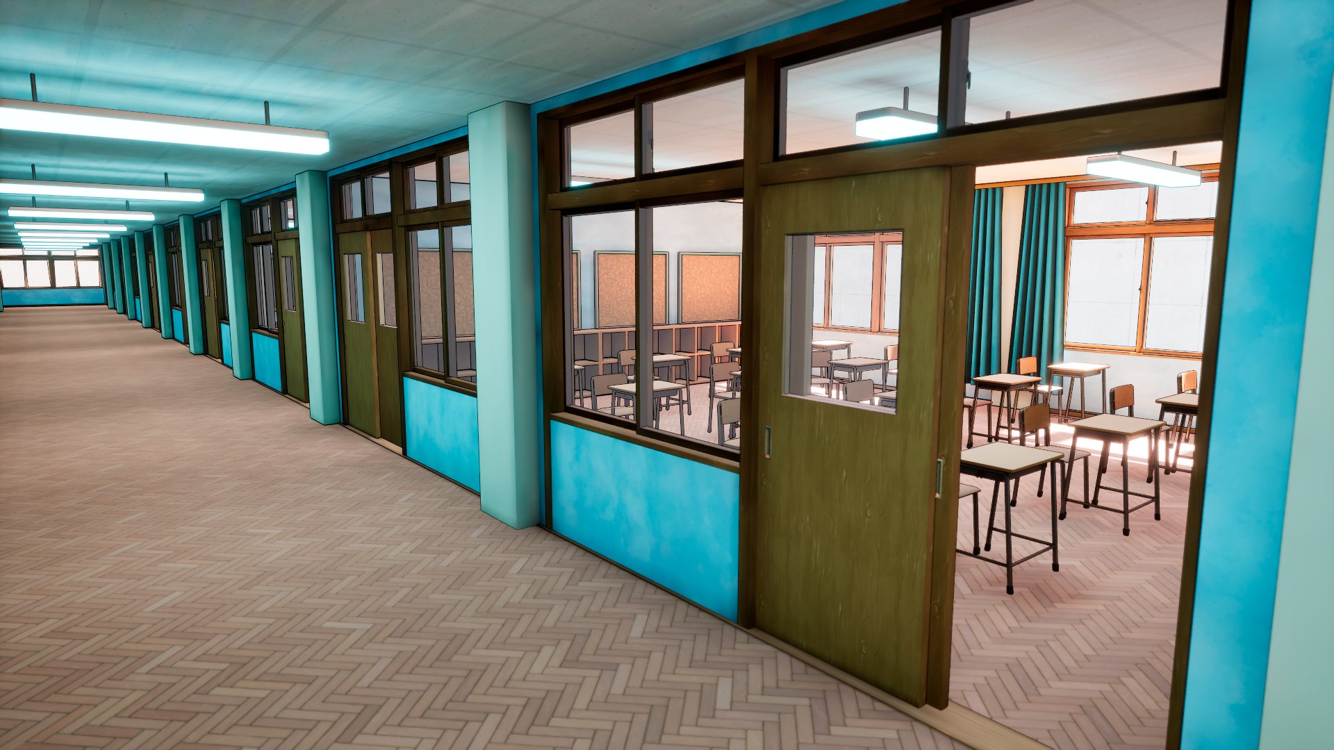 3D Japanese School Model - TurboSquid 2512359