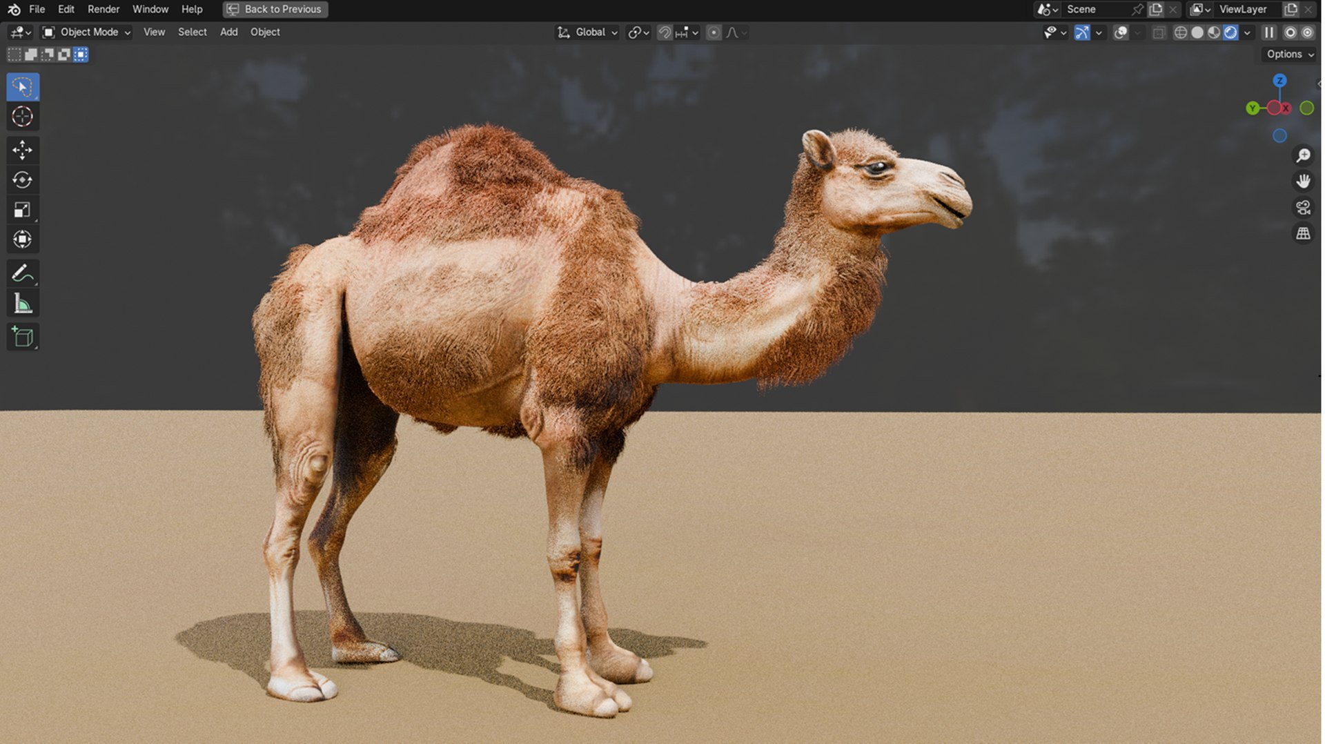 High-Quality 3D Camel Model Model - TurboSquid 2383462