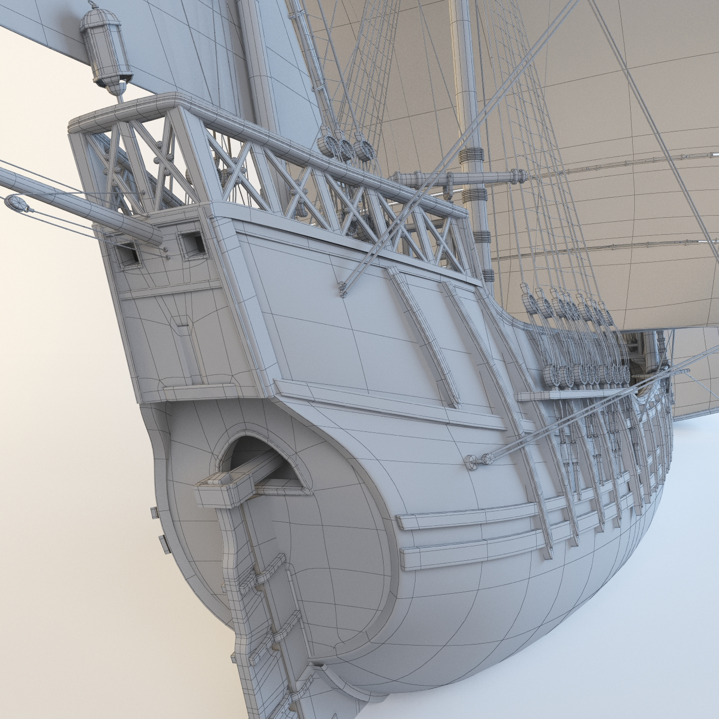 3ds max ship santa maria