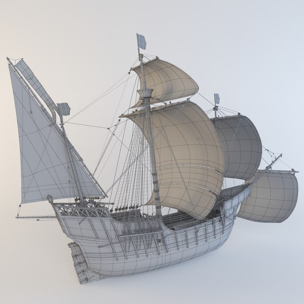 Navio Santa Maria Modelo 3D - TurboSquid 751293
