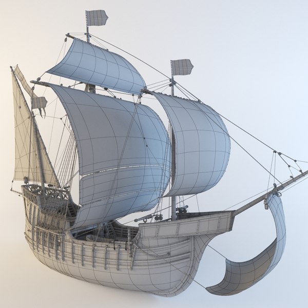 Navio Santa Maria Modelo 3D - TurboSquid 751293