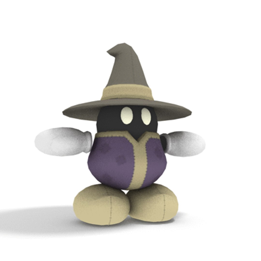 3d Model Mage Plushie