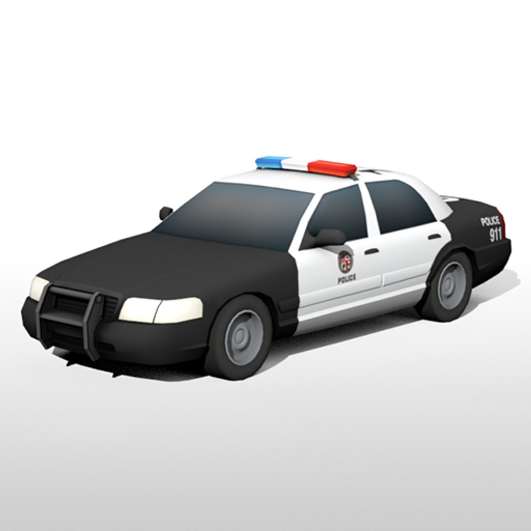 Los Angeles Police Car Model - TurboSquid 1168098