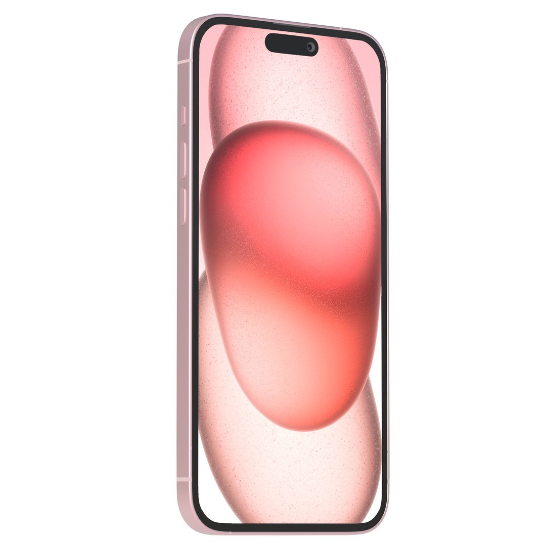 3D Apple IPhone 15 Pink - TurboSquid 2133313