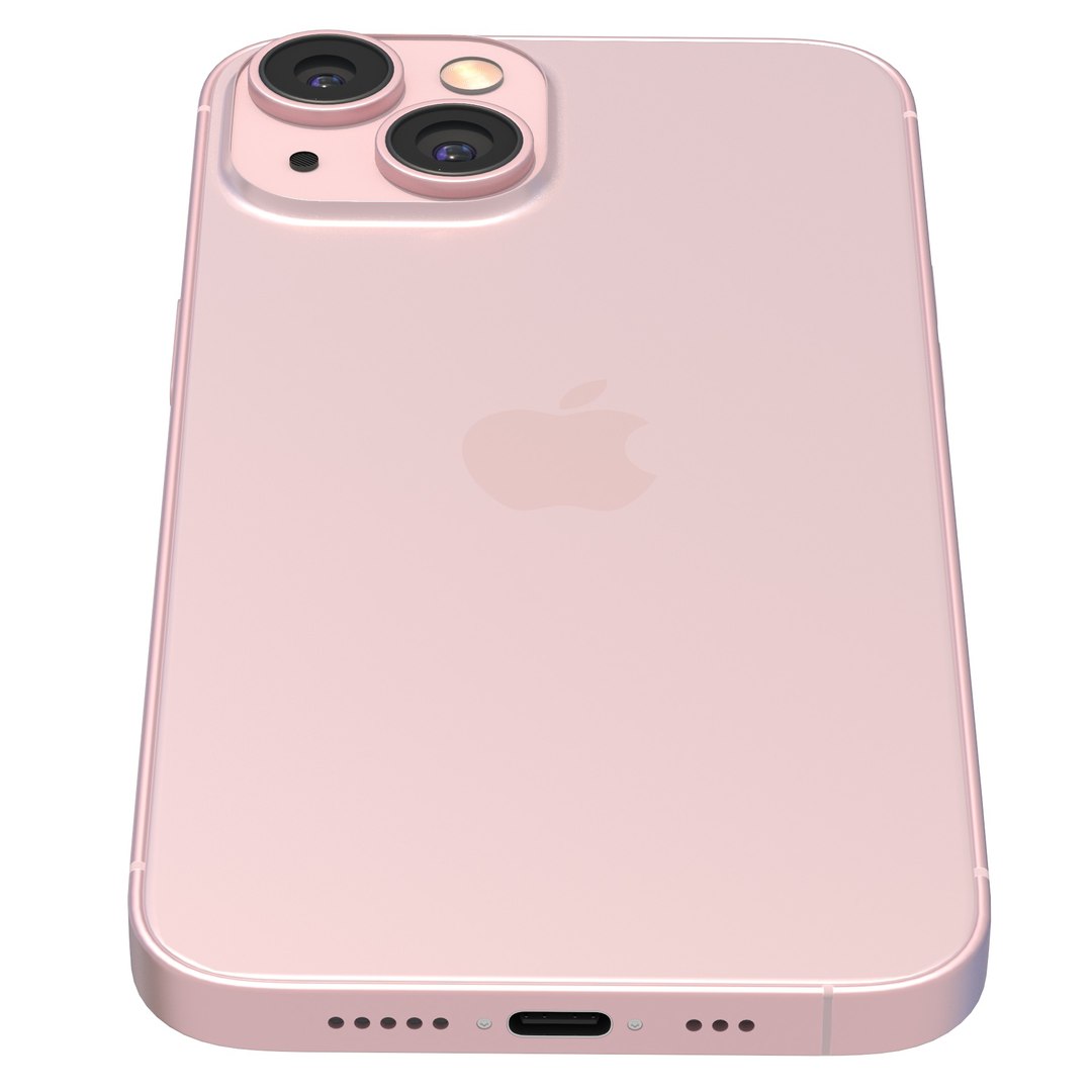 3D Apple IPhone 15 Pink - TurboSquid 2133313