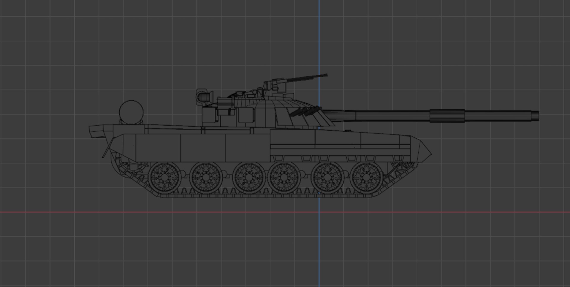 3D Model T80 Russian Main Battle Tank - TurboSquid 1818301