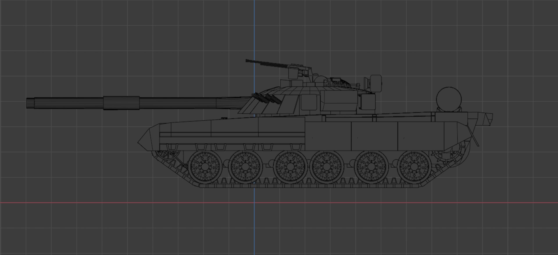 3D Model T80 Russian Main Battle Tank - TurboSquid 1818301