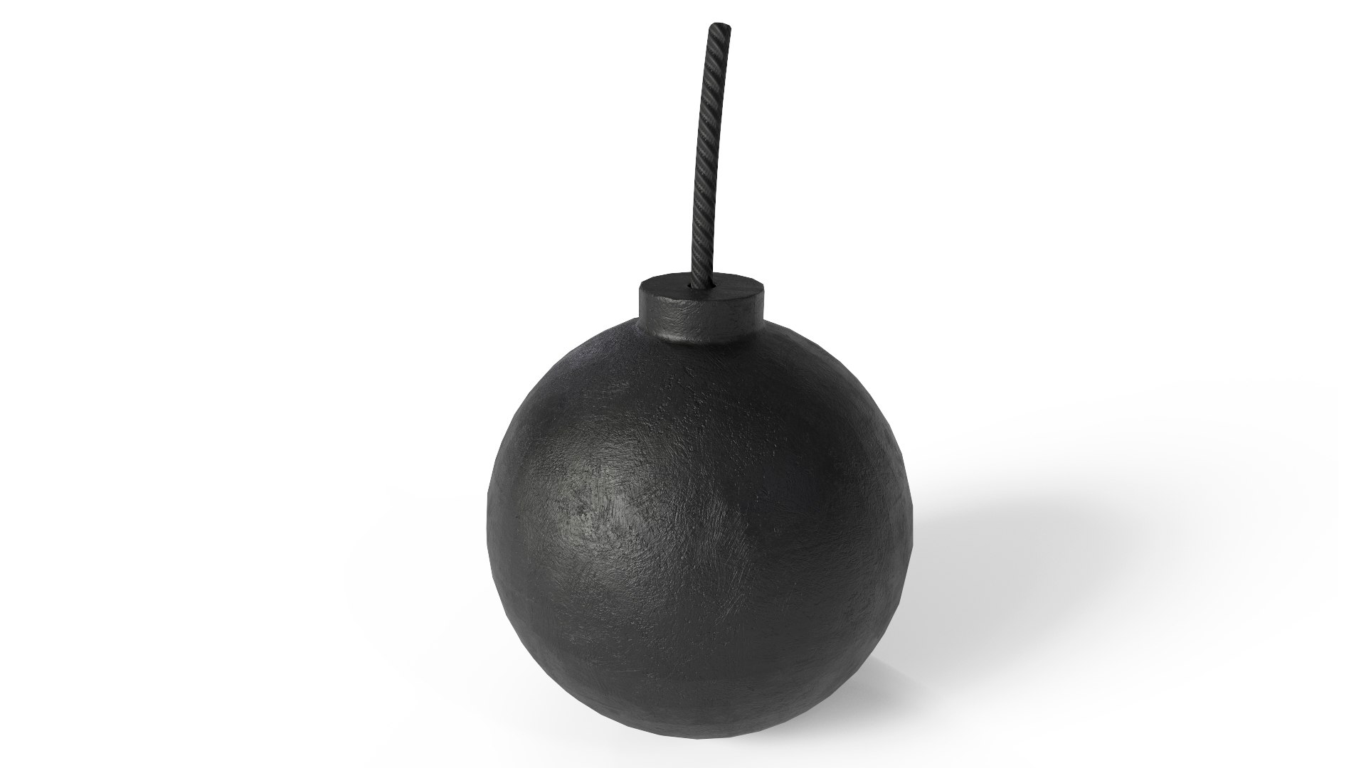 Round bomb 3D - TurboSquid 1782195