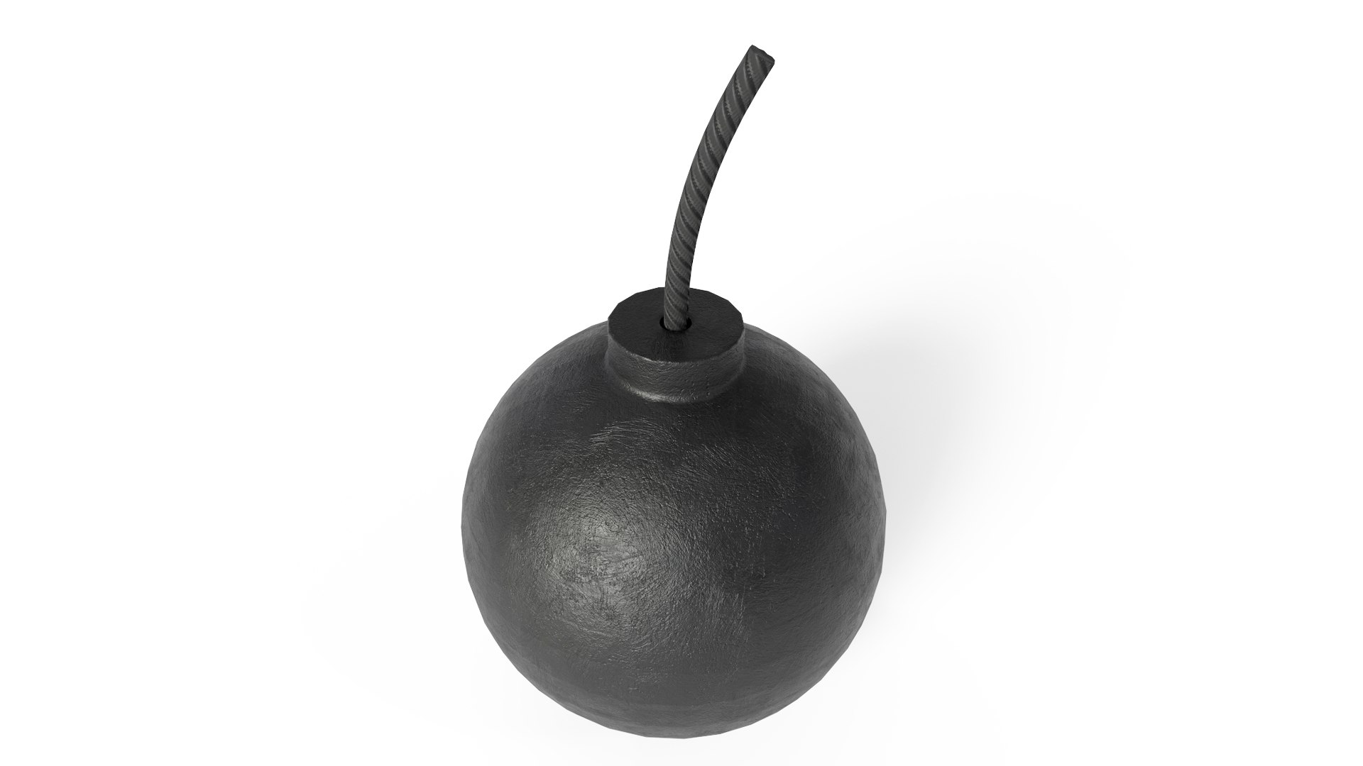 Round bomb 3D - TurboSquid 1782195