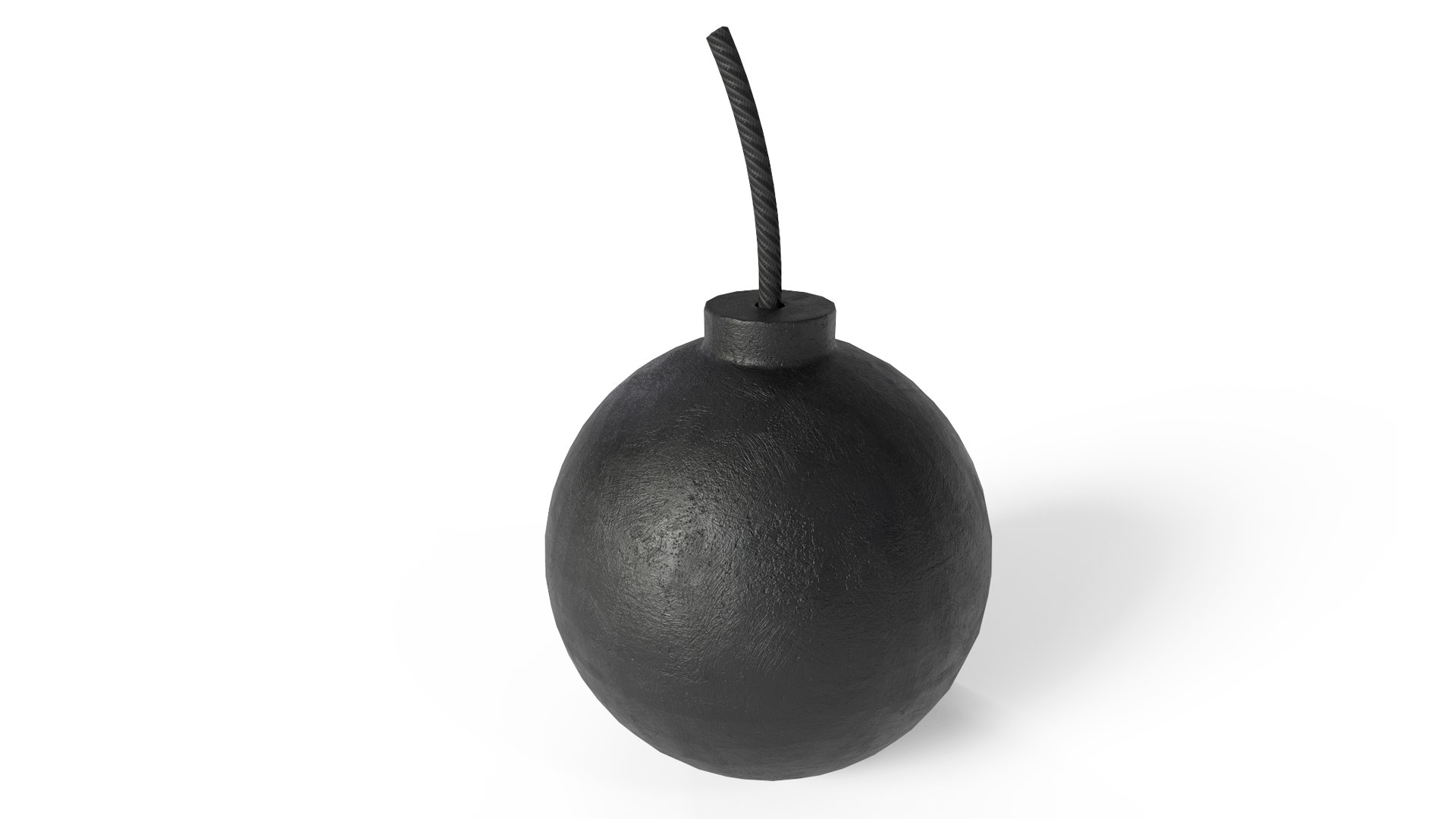 Round bomb 3D - TurboSquid 1782195