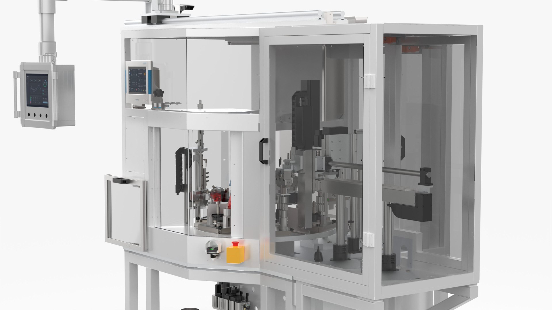 3D Model Full Automatic Motor Rotor Magnetization And Synthesis Machine ...