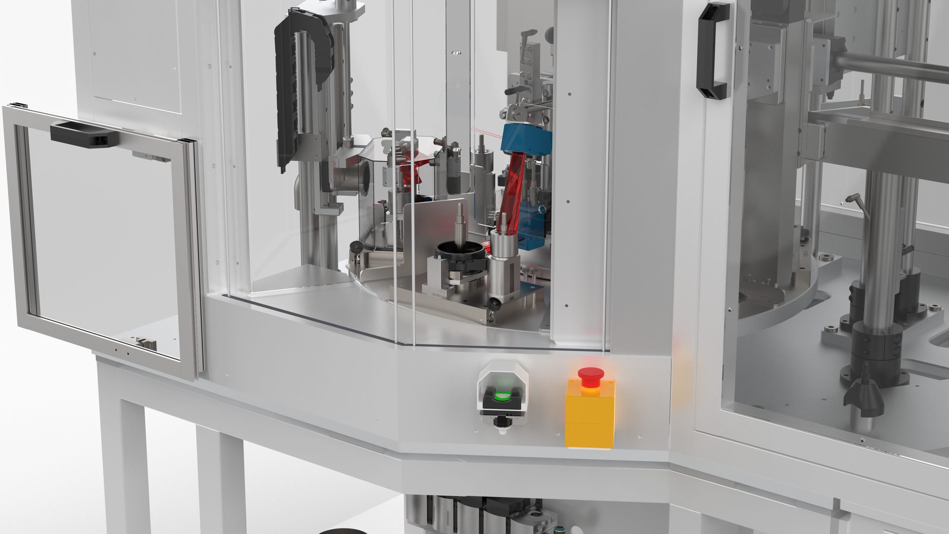 3D Model Full Automatic Motor Rotor Magnetization And Synthesis Machine ...