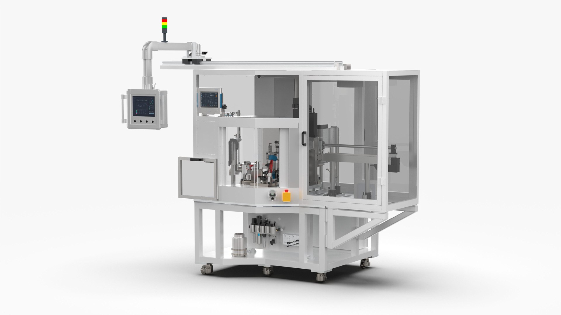 3D Model Full Automatic Motor Rotor Magnetization And Synthesis Machine ...