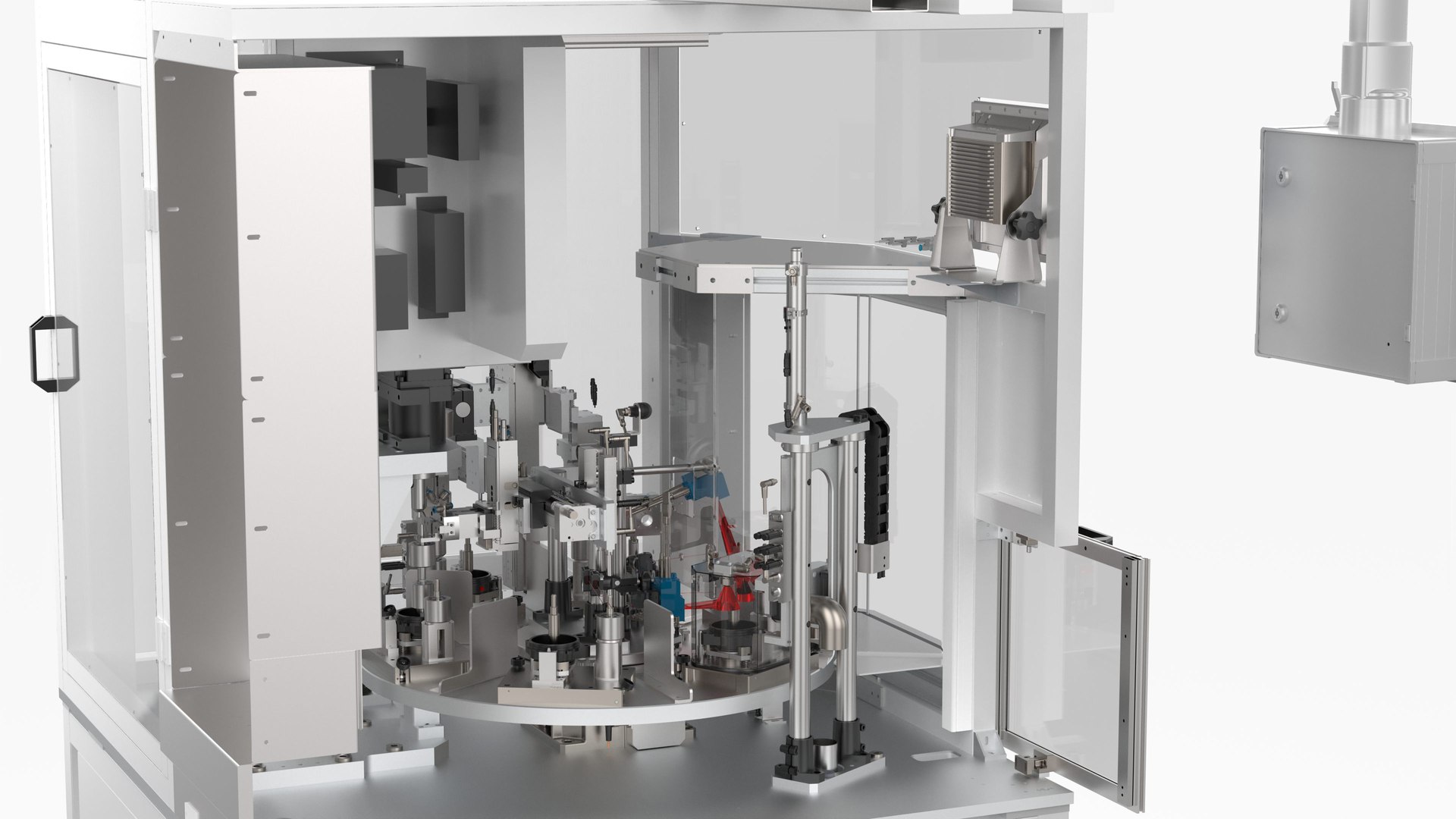 3D Model Full Automatic Motor Rotor Magnetization And Synthesis Machine ...