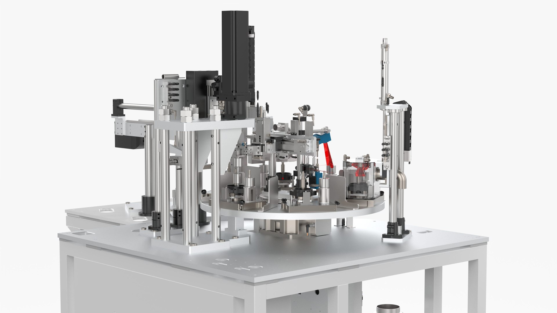 3D Model Full Automatic Motor Rotor Magnetization And Synthesis Machine ...