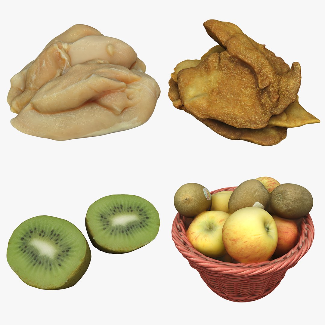 3D Food Collection 09 Mixed - TurboSquid 1993813