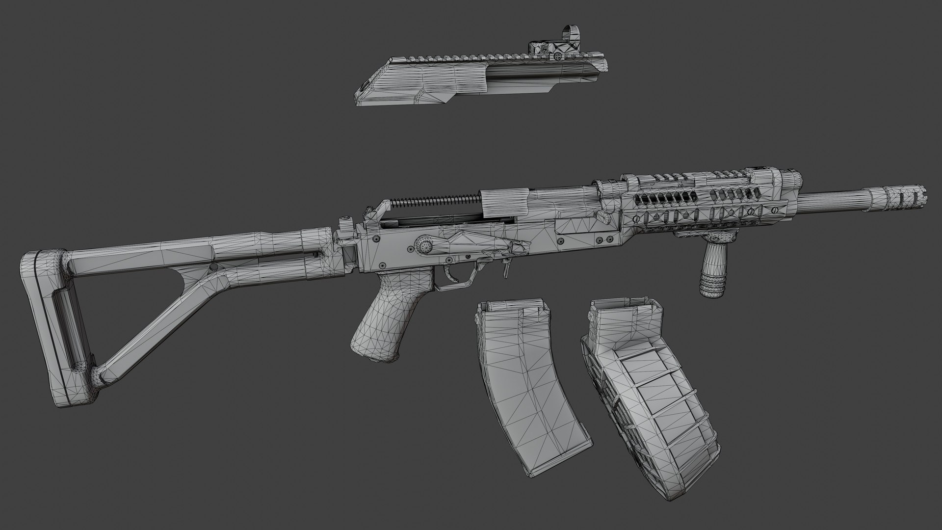 Saiga 12 Custom 3D Model - TurboSquid 2184336