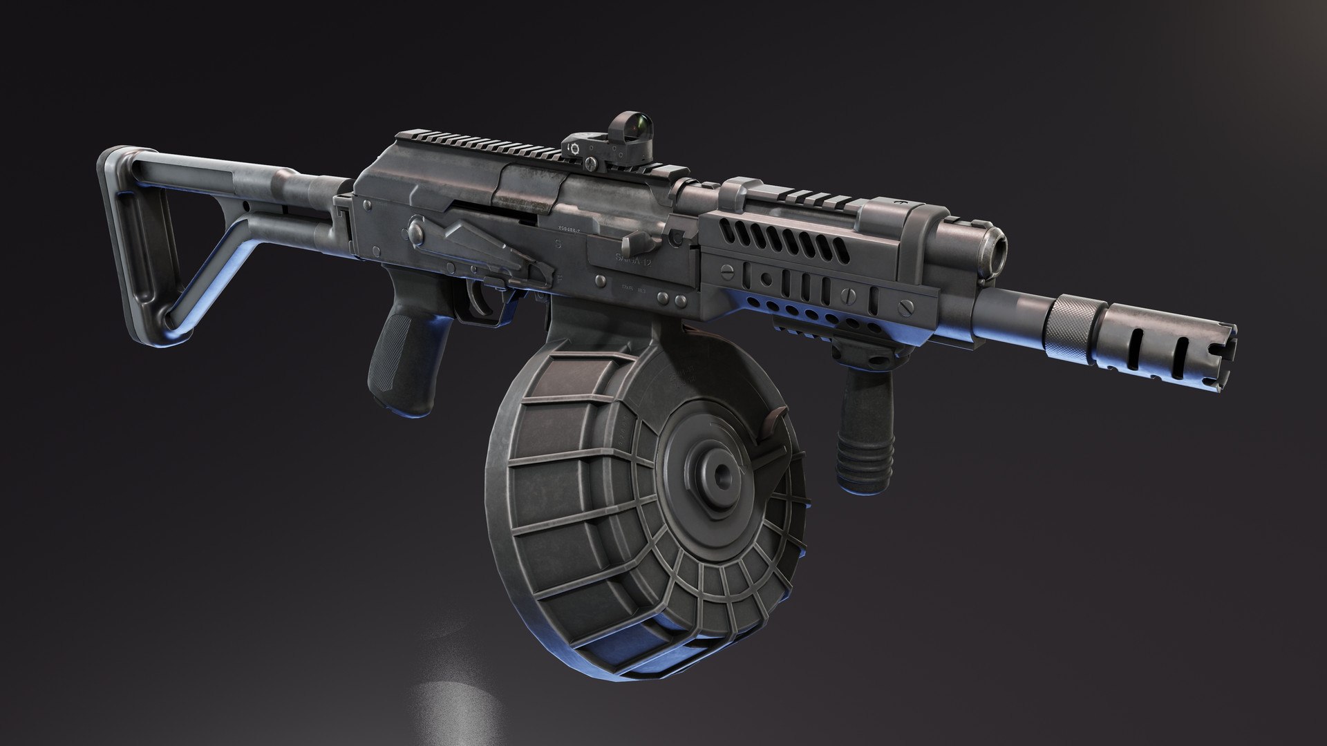 Saiga 12 Custom 3D Model - TurboSquid 2184336