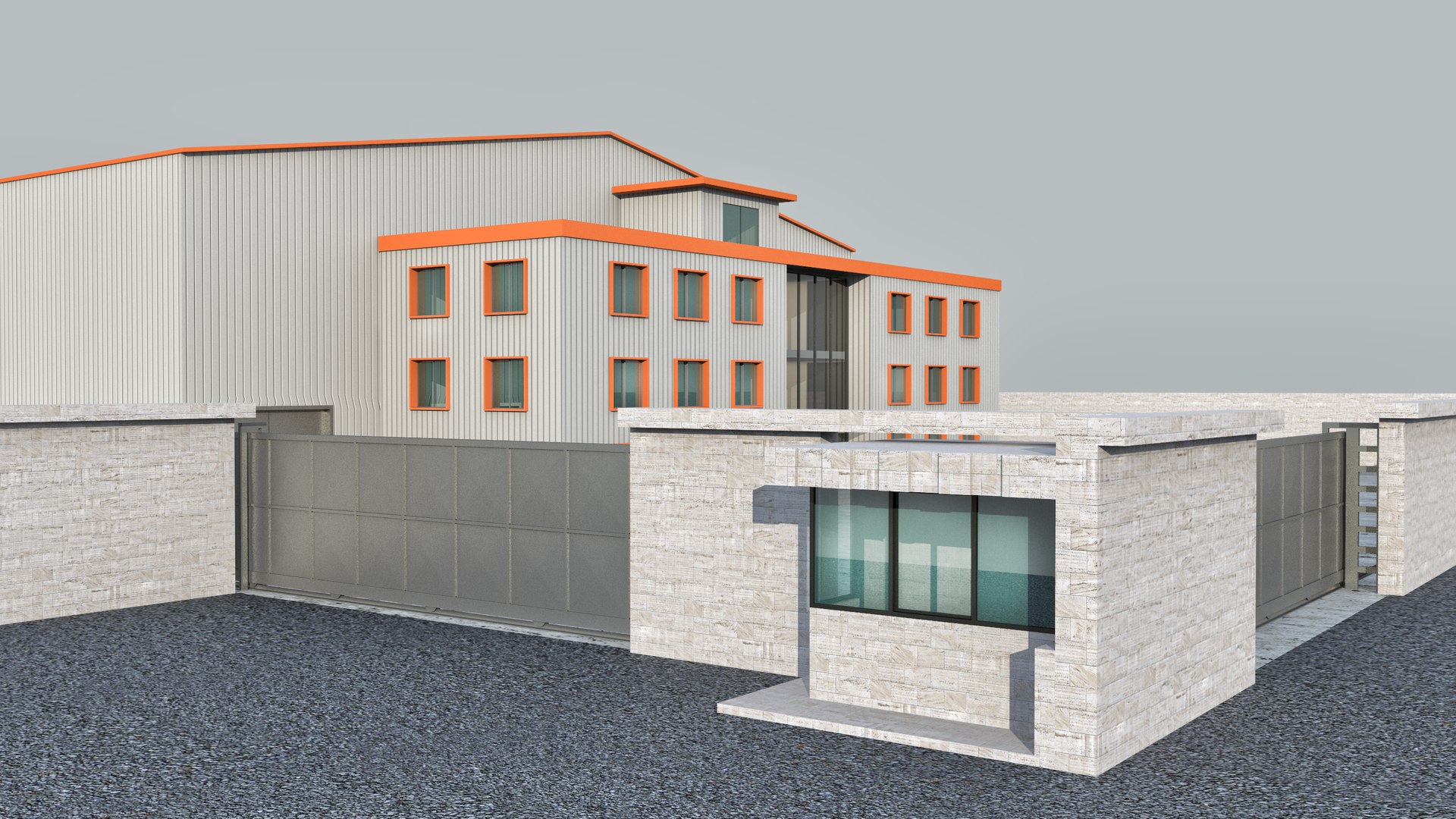 Factory 4 3D - TurboSquid 1260361