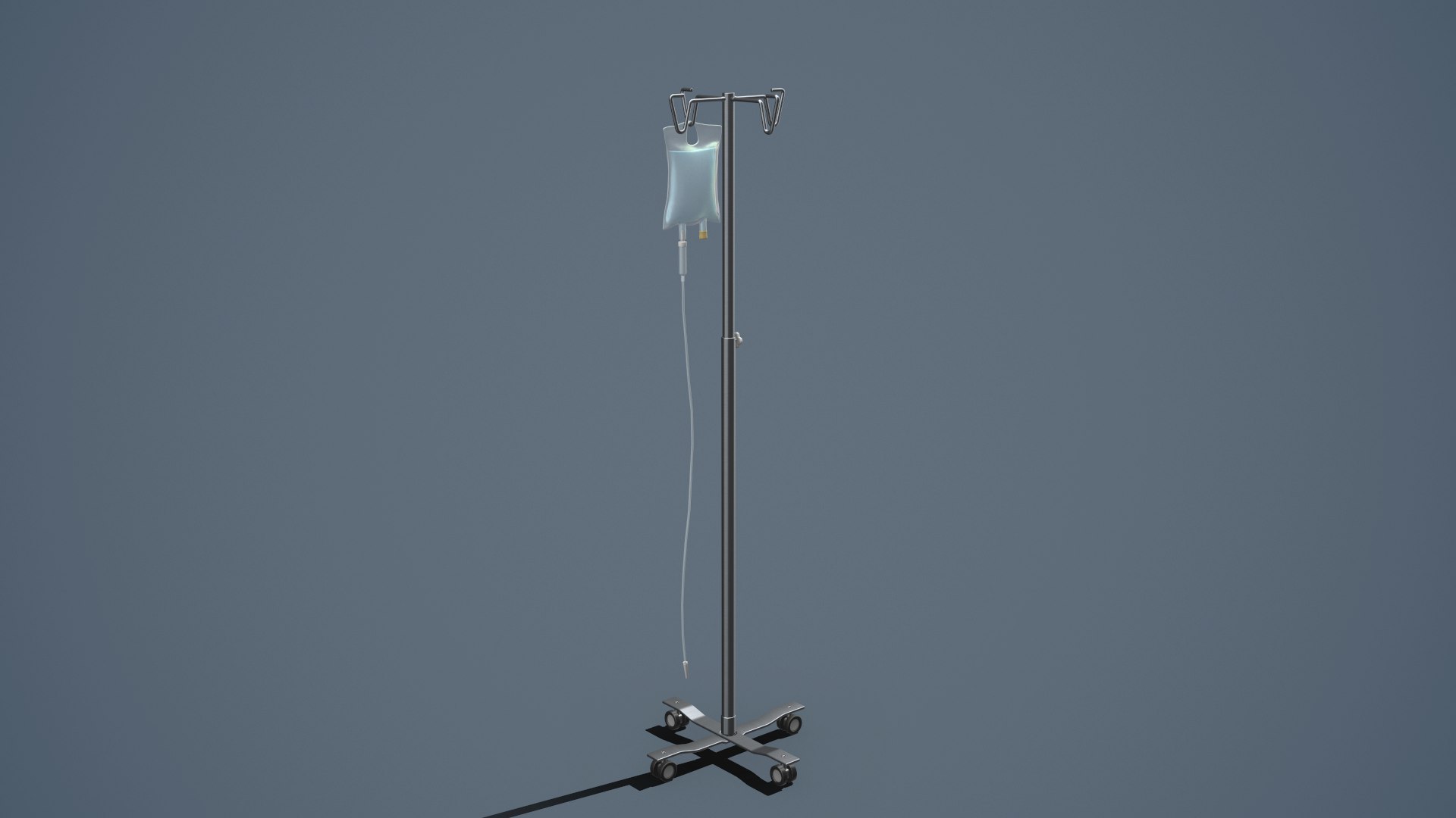 Dropper Stand with Bag 3D model - TurboSquid 2084044