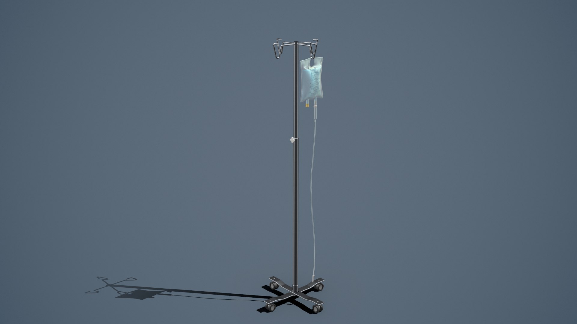 Dropper Stand with Bag 3D model - TurboSquid 2084044