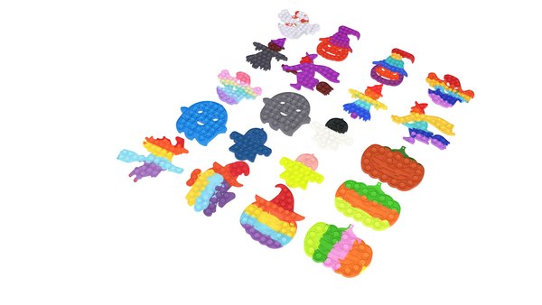 Halloween Pop It Fidget Toys Set model - TurboSquid 1780318