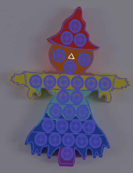 Halloween Pop It Fidget Toys Set model - TurboSquid 1780318