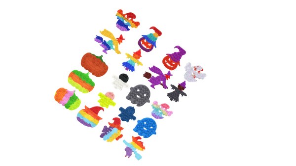 Halloween Pop It Fidget Toys Set model - TurboSquid 1780318