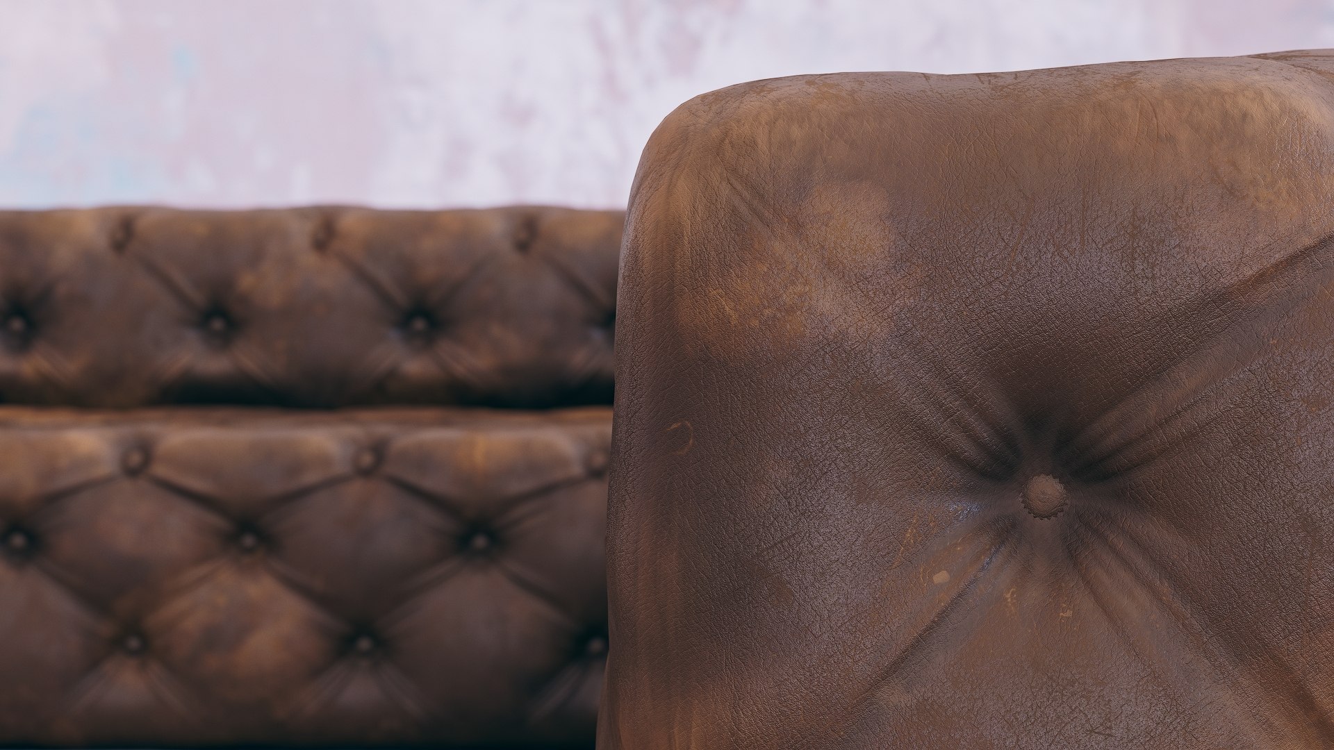 High Quality Corner Sofa - Chesterfield 3D Model - TurboSquid 1954084