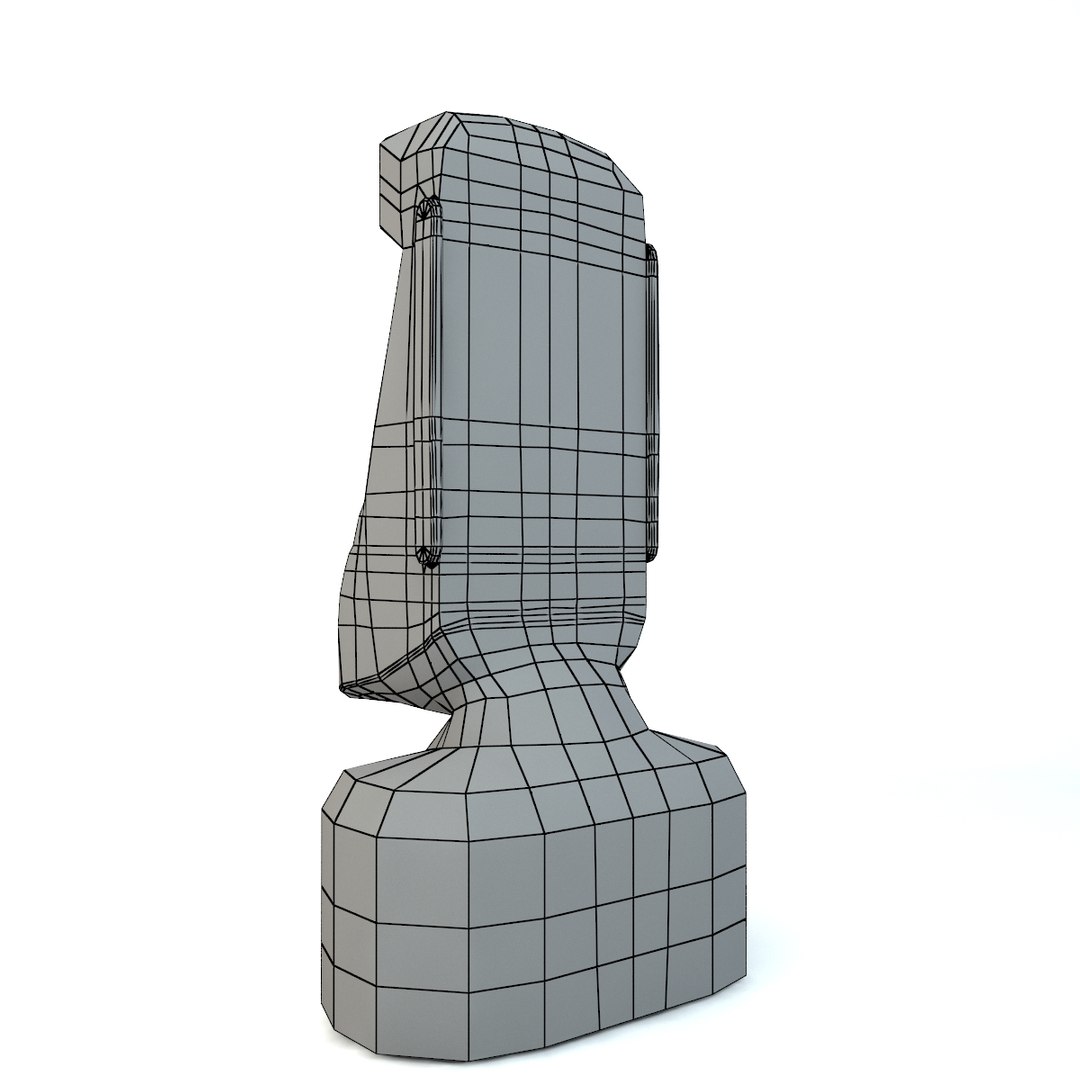 3D Model Moai Statue - TurboSquid 1489983