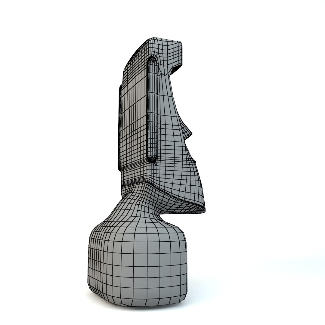 3D Model Moai Statue - TurboSquid 1489983