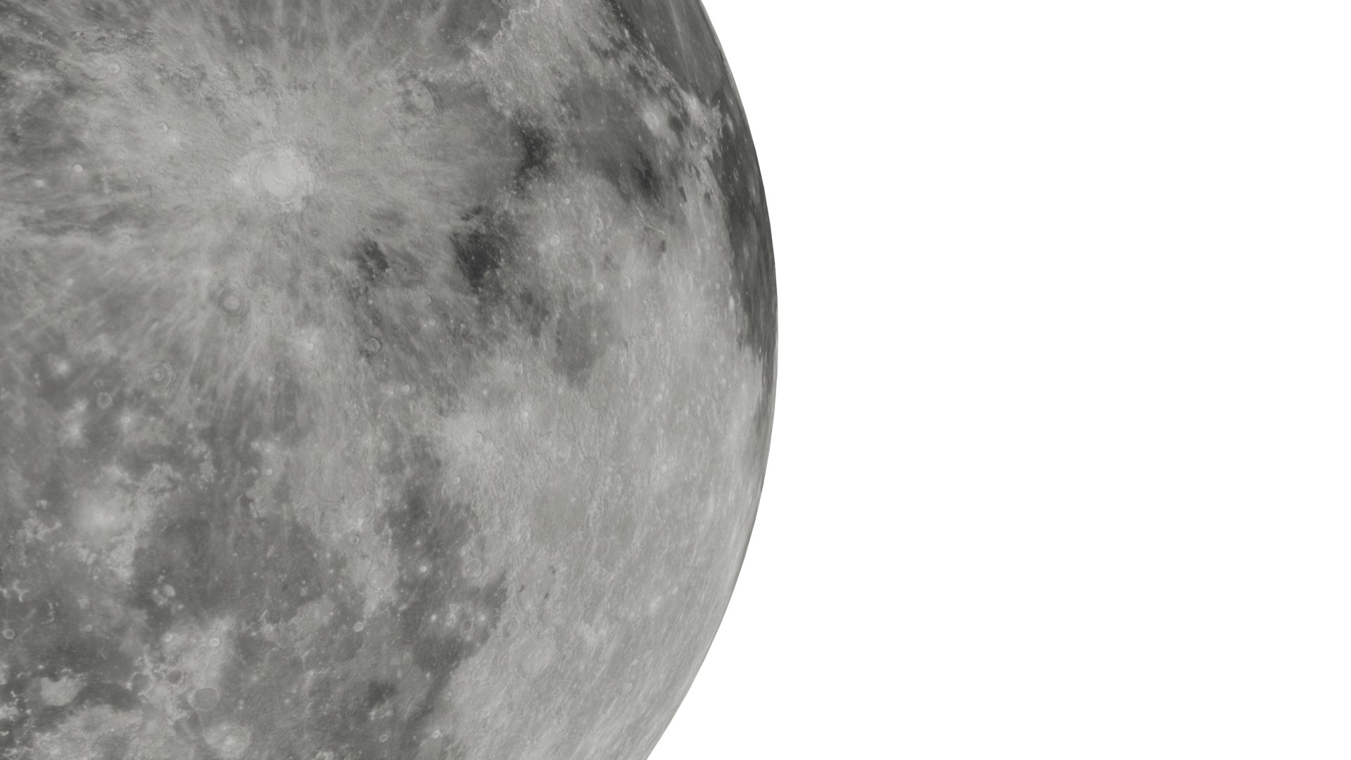 3D PBR Ultra-Realistic Low Poly Moon 8K - TurboSquid 1973697